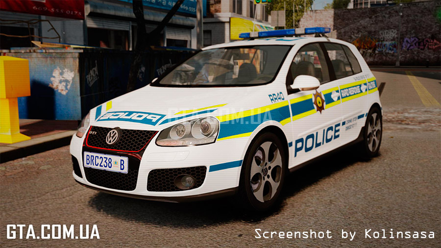 Volkswagen Golf 5 GTI Police v2.0 [ELS] скачать для GTA 4